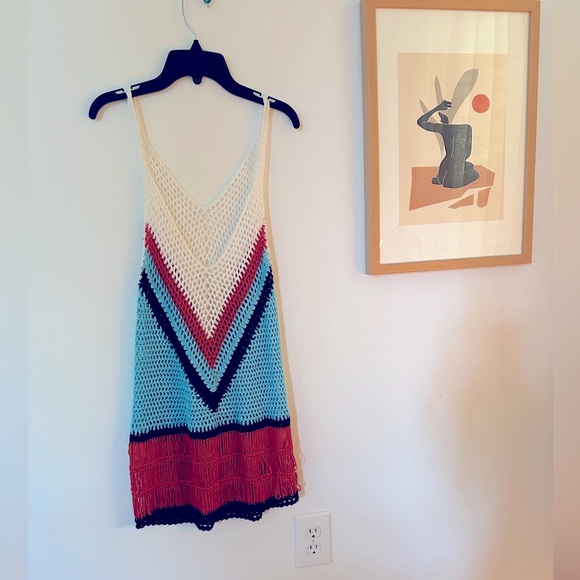 Source Unknown | Dresses | Vintage Crocheted Pool Dress Size Is Unknown ...